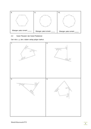 Garis dan sudut | DOCX