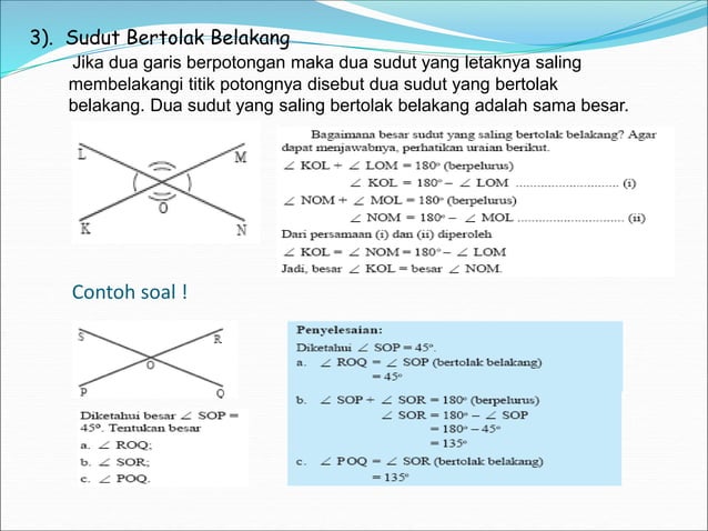 Garis_dan_sudut kelas tujuh smp kurikulum merdeka | PPT
