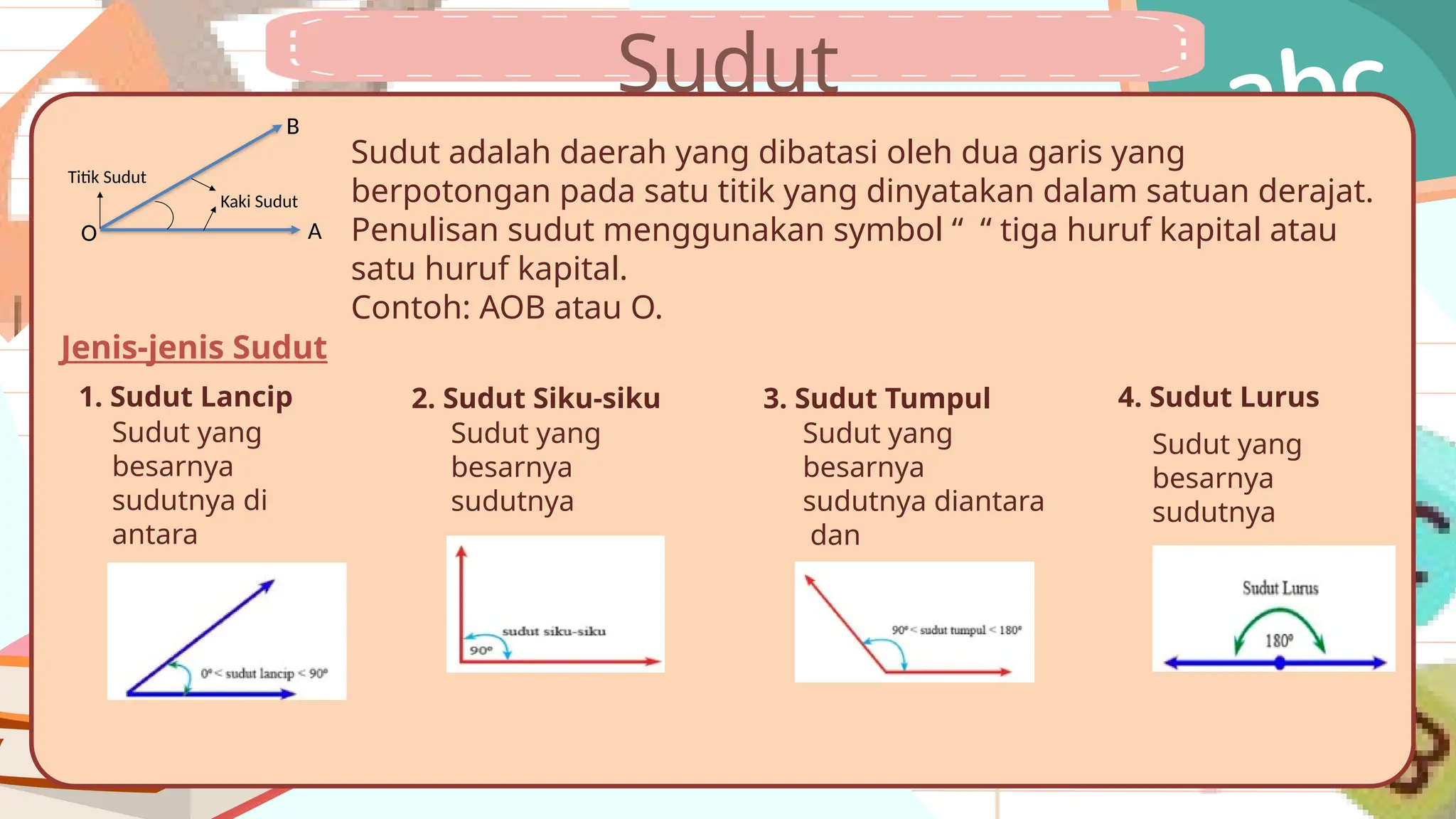 Geometri mengenal macam-macam Garis dan Sudut.pptx