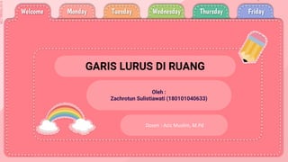 Garis lurus di ruang | PPTX