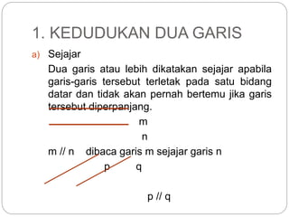 Garis n sudut part 1 | PPTX