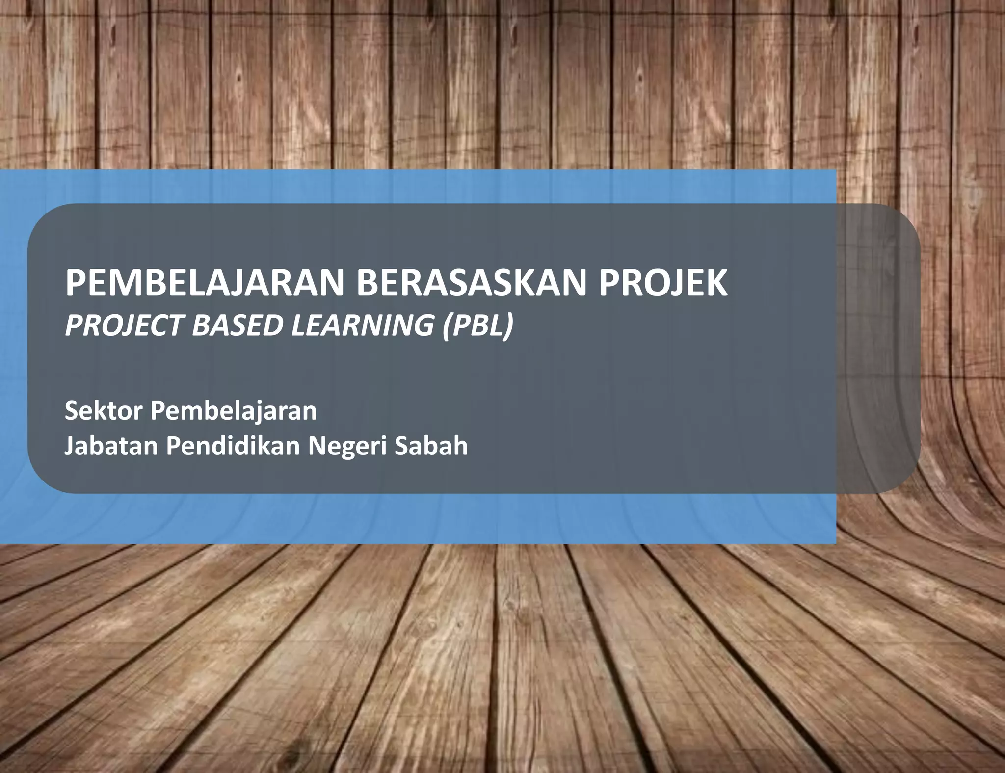 Garis panduan dan cth pbl updated | PDF