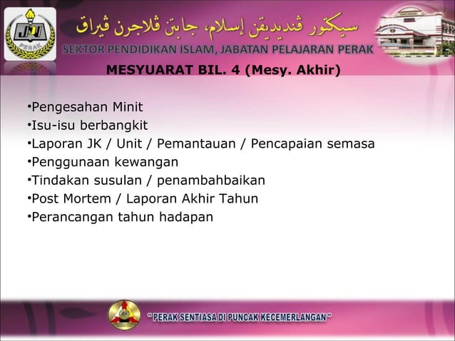 Garis panduan minit mesy panitia pai | PPT