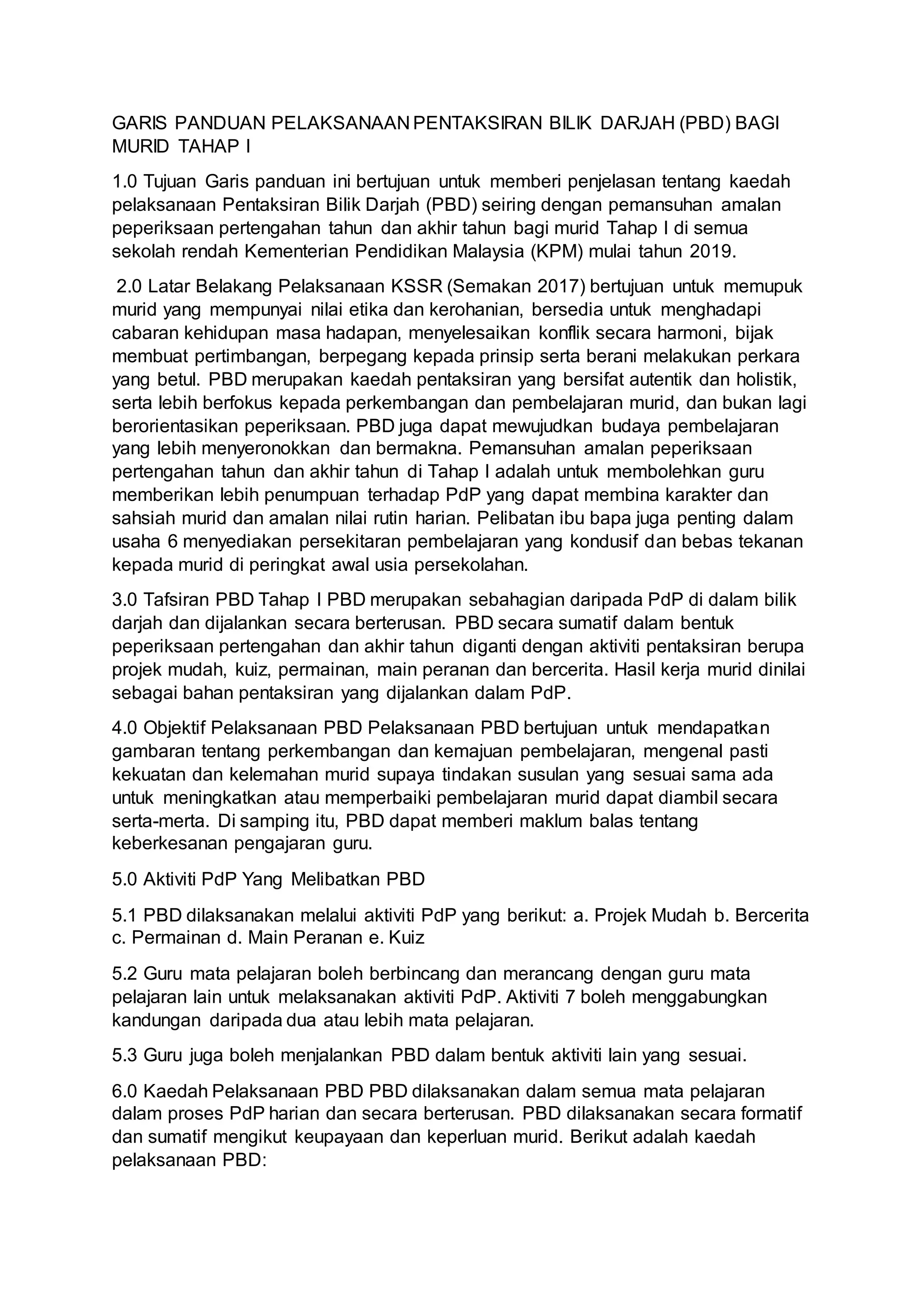 Garis panduan pbd | DOCX