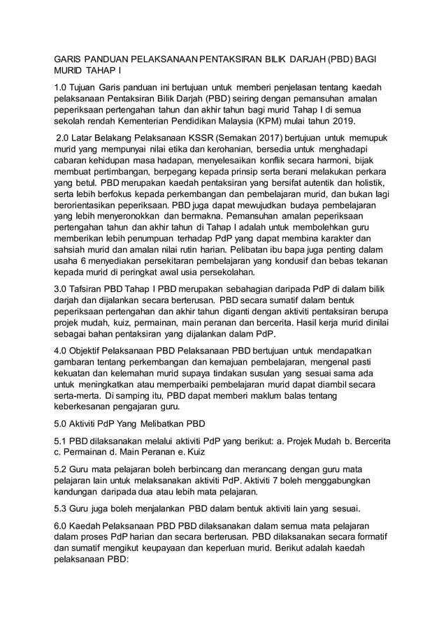 Garis panduan pbd | DOCX