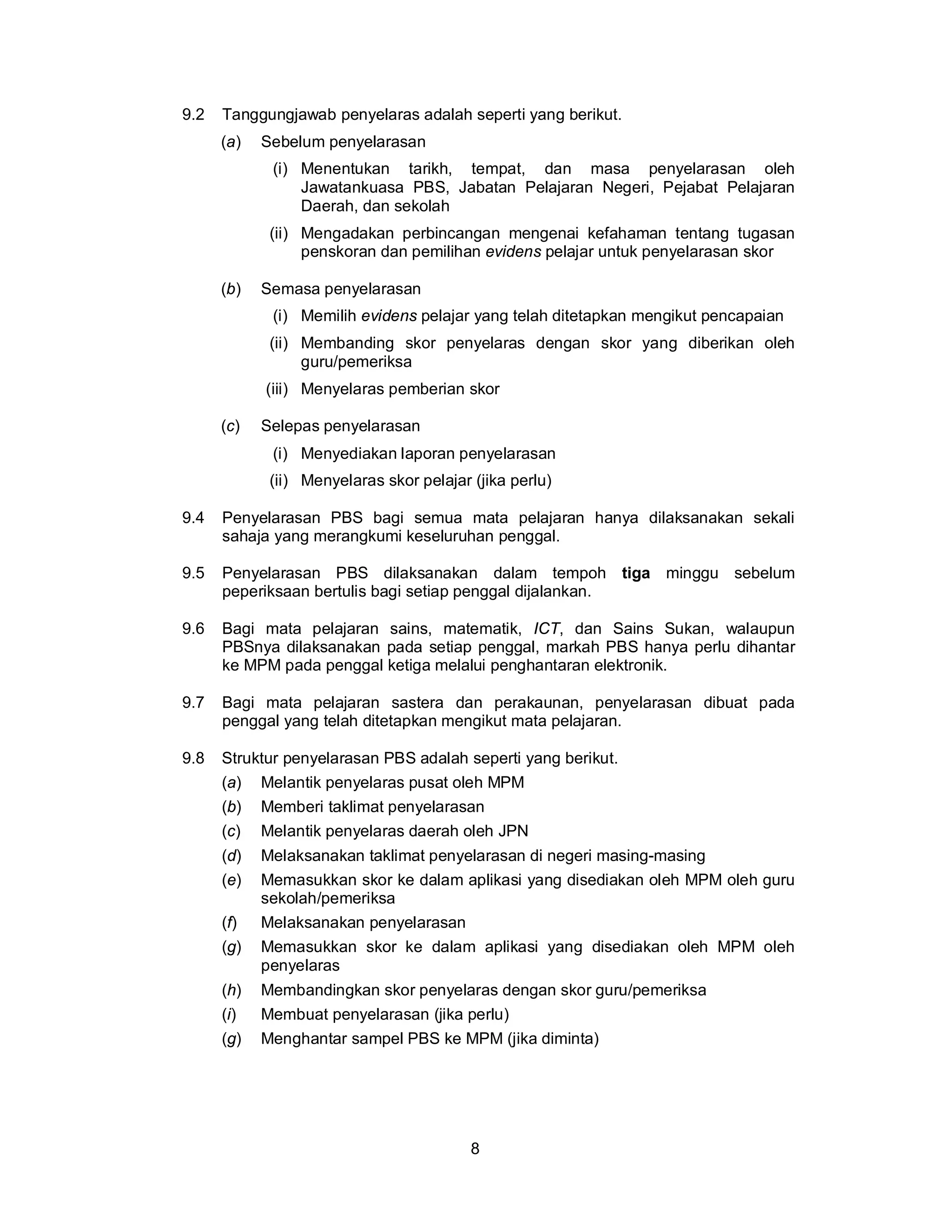 Garis Panduan PBS Tingkatan Enam | PDF Garis Panduan PBS Tingkatan Enam | PDF
