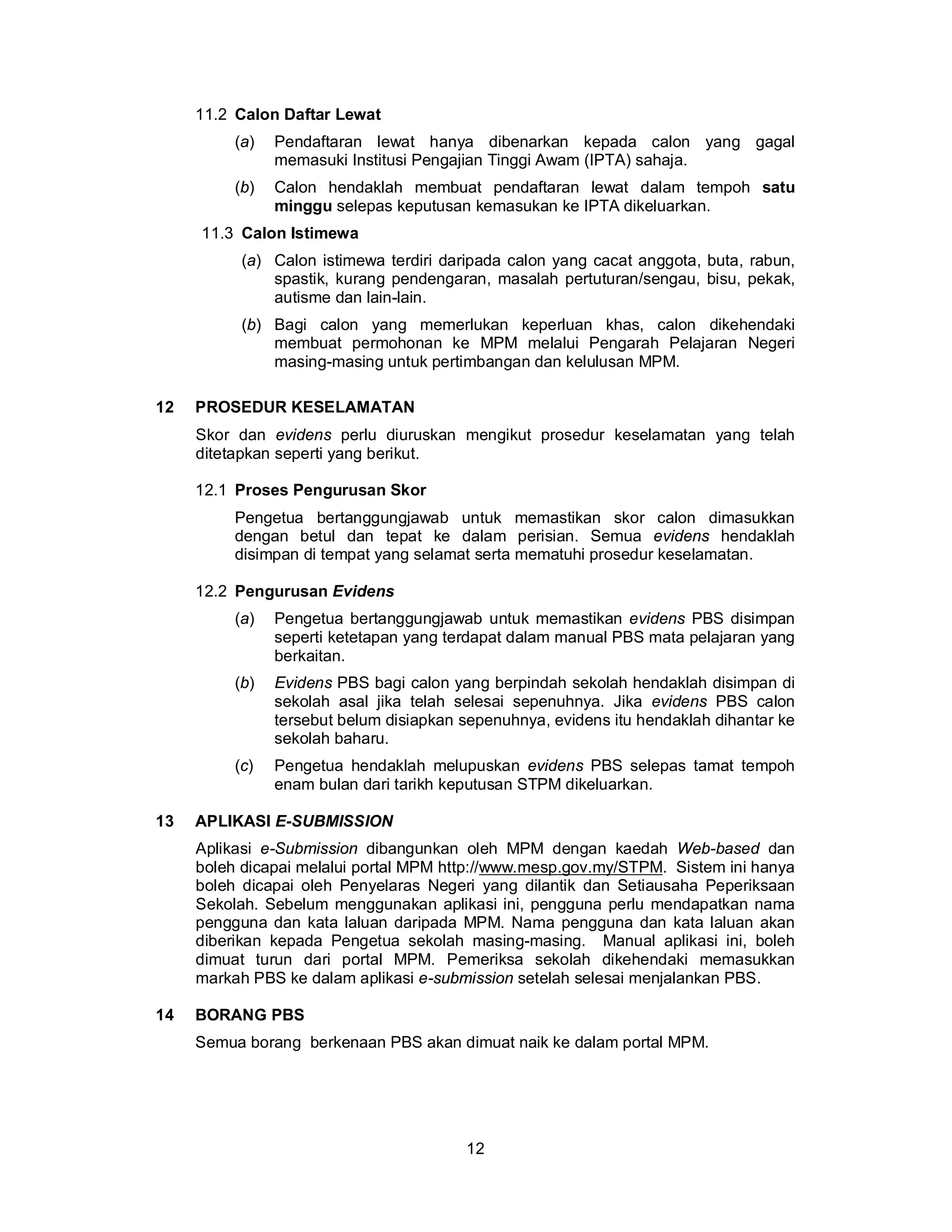 Garis Panduan PBS Tingkatan Enam | PDF Garis Panduan PBS Tingkatan Enam | PDF