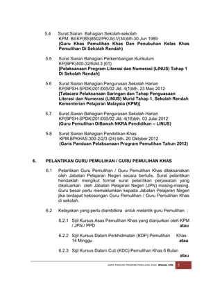 Garis panduan pelaksanaan program pendidikan khas | PDF