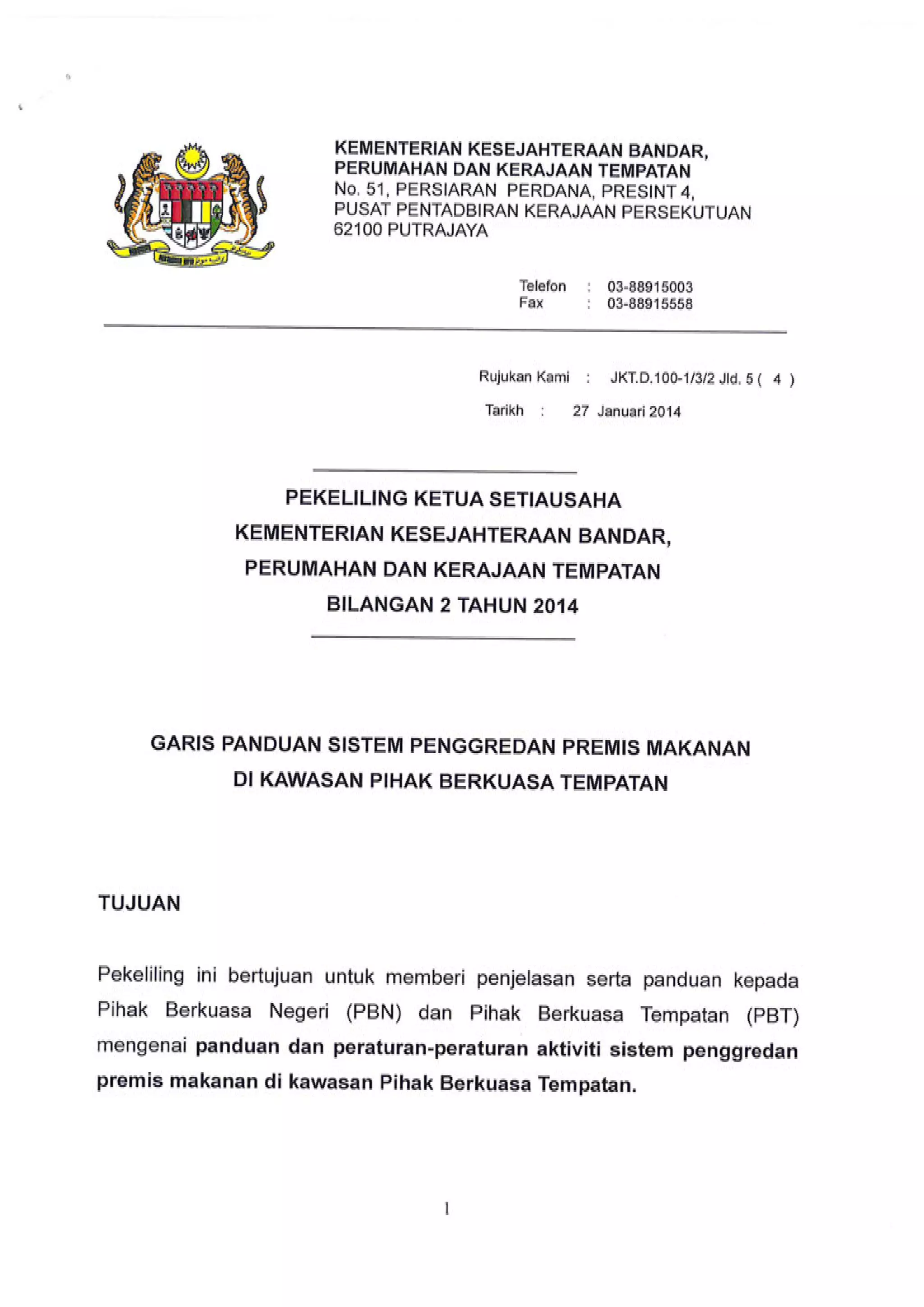 Garispanduan penggredan premis_makanan | PDF