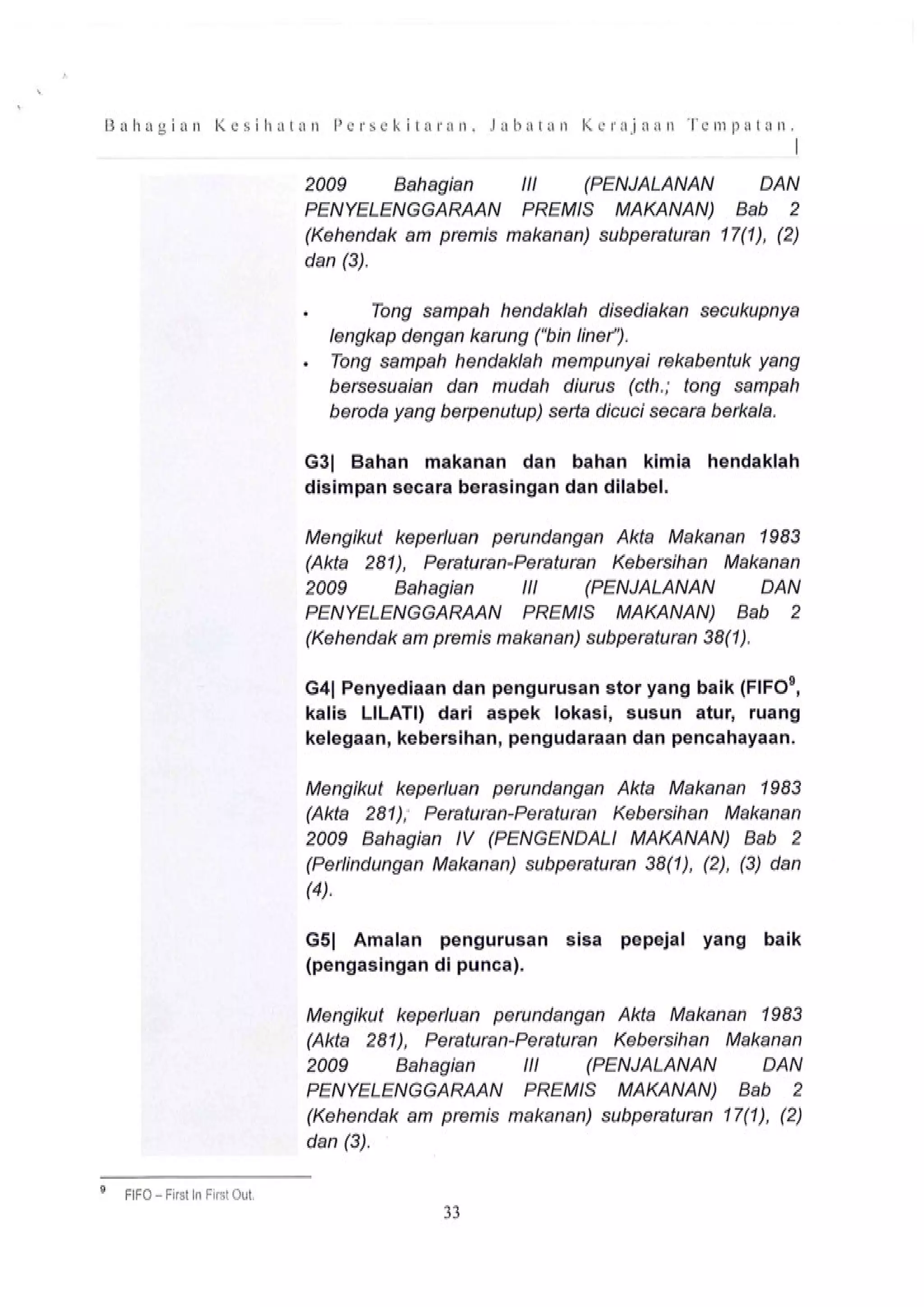 Garispanduan penggredan premis_makanan | PDF