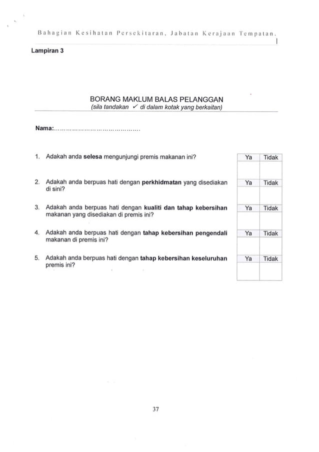 Garispanduan penggredan premis_makanan | PDF