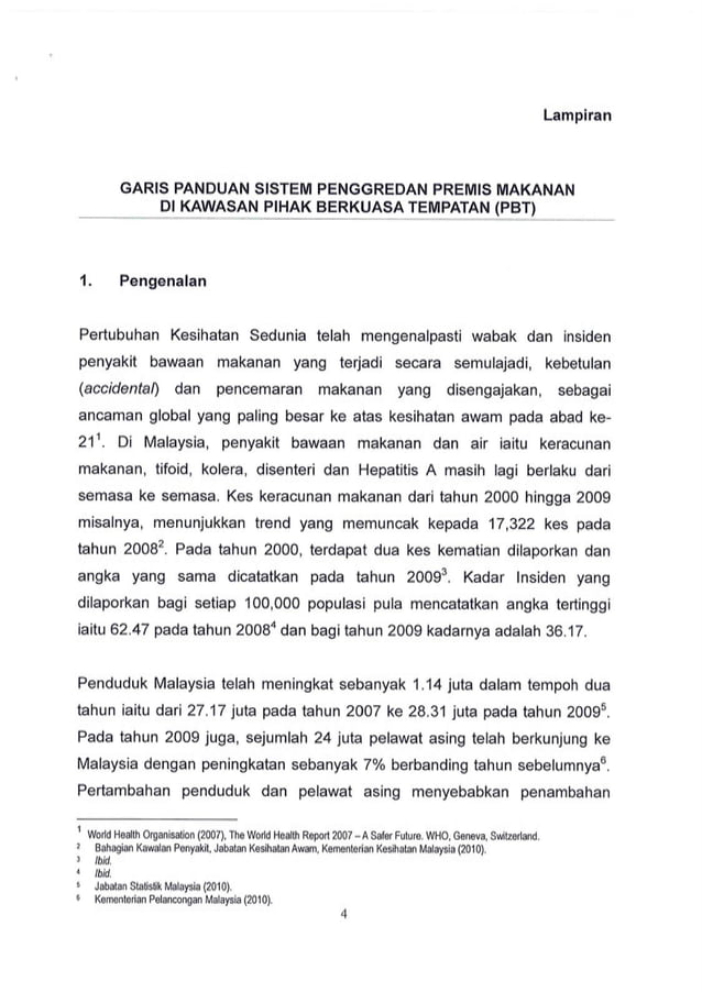 Garispanduan penggredan premis_makanan | PDF