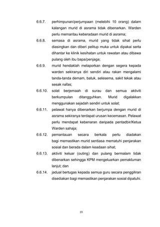 Garis panduan pengurusan pembukaan semula sek kpm