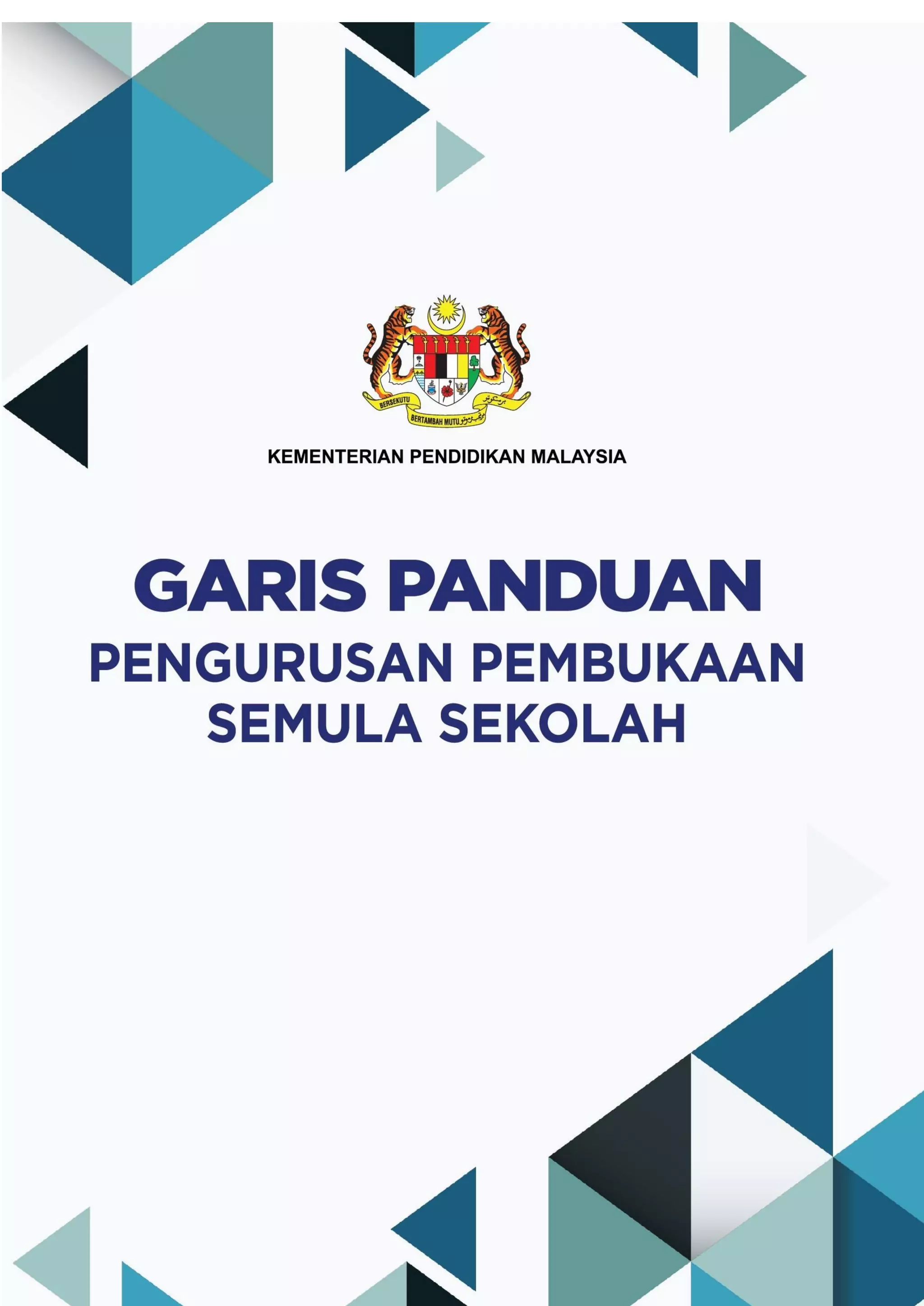 Garis panduan pengurusan pembukaan semula sekolah 4 jun 2020_ | PDF