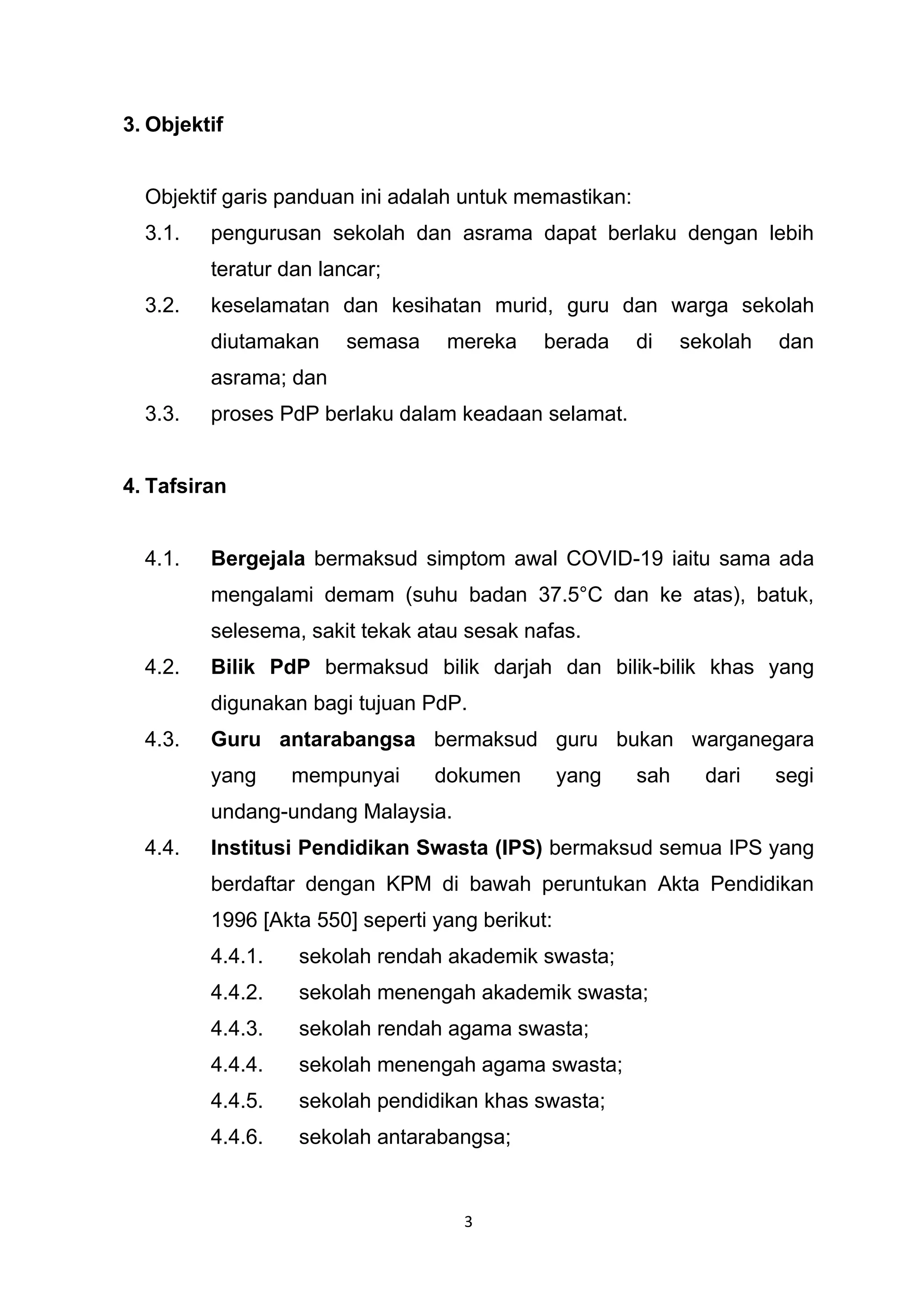 Garis panduan pengurusan pembukaan semula sekolah 4 jun 2020_ | PDF