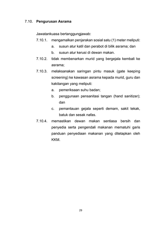 Garis panduan pengurusan pembukaan semula sekolah 4 jun 2020_ | PDF