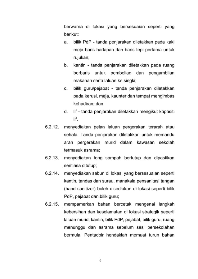 Garis panduan pengurusan pembukaan semula sekolah 4 jun 2020_ | PDF