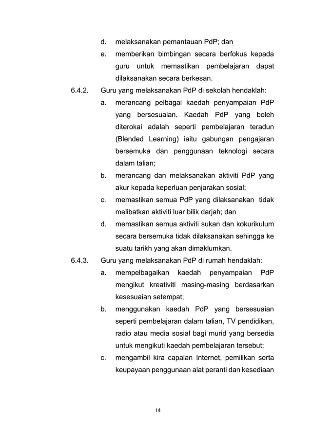 Garis panduan pengurusan pembukaan semula sekolah 4 jun 2020_ | PDF