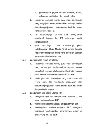Garis panduan pengurusan pembukaan semula sekolah 4 jun 2020_ | PDF