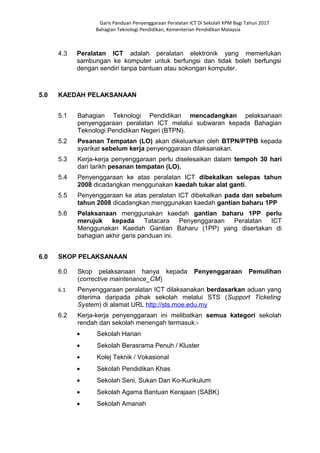 Garis panduan penyenggaraan ict 2017 | DOC
