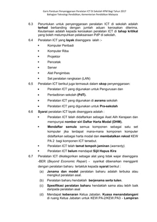 Garis panduan penyenggaraan ict 2017 | DOC