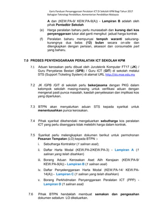 Garis panduan penyenggaraan ict 2017 | DOC