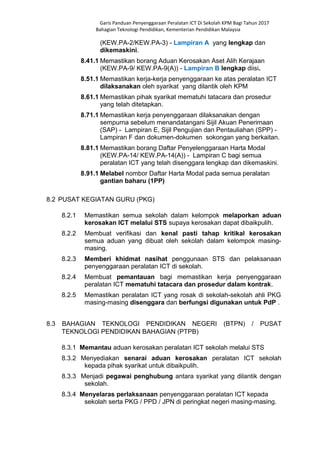 Garis panduan penyenggaraan ict 2017 | DOC