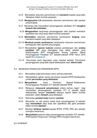 Garis panduan penyenggaraan ict 2017 | DOC