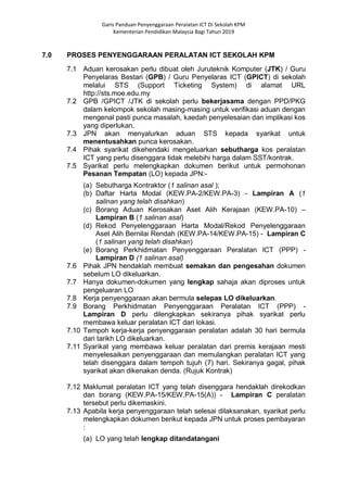 Garis panduan penyenggaraan ict 2019 versi 1 ehsan btp | PDF