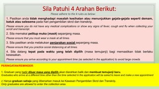 Garis Panduan Penyerahan Skrol dan Transkrip graduan 2020 | PPTX ...