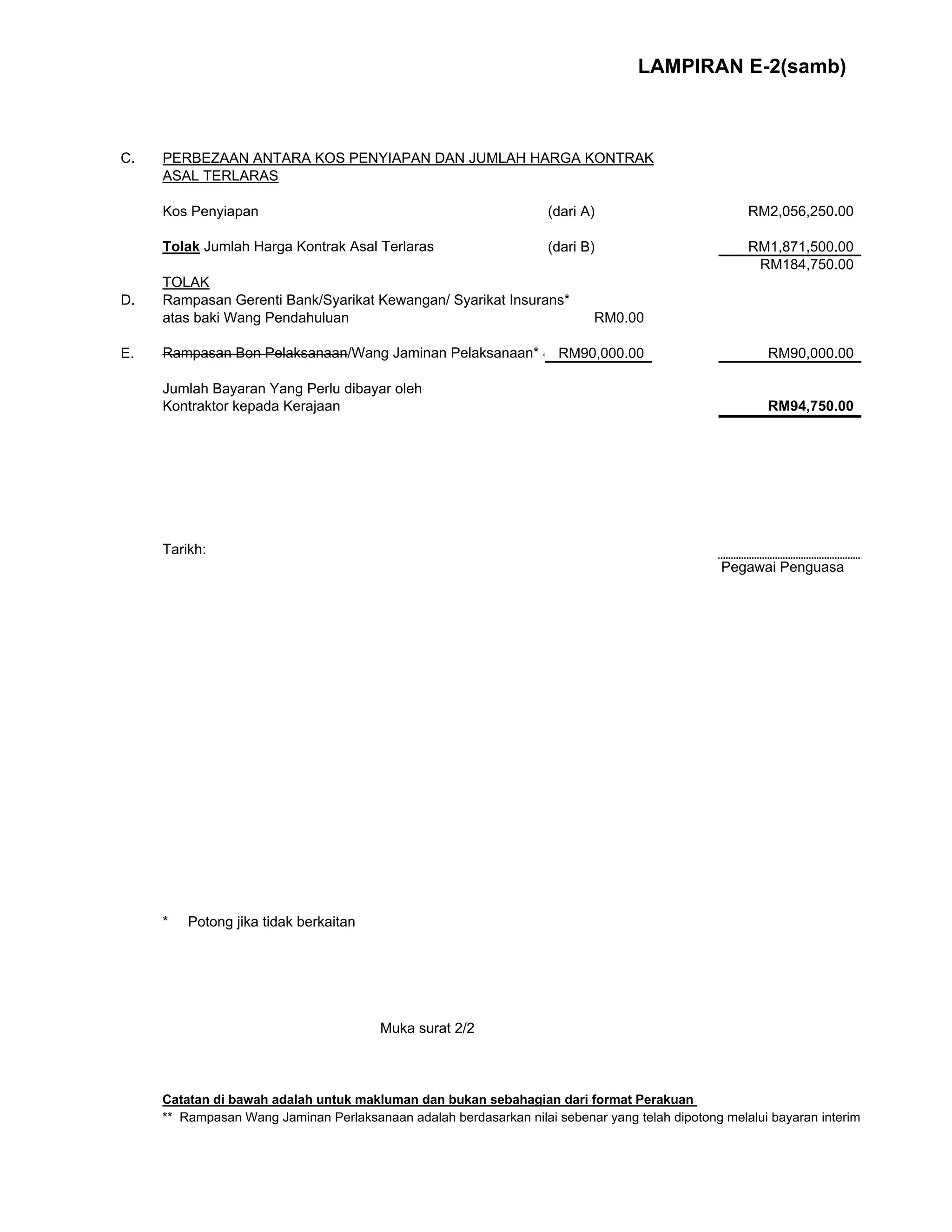 Garis panduan tamat kontrak 290906 | PDF