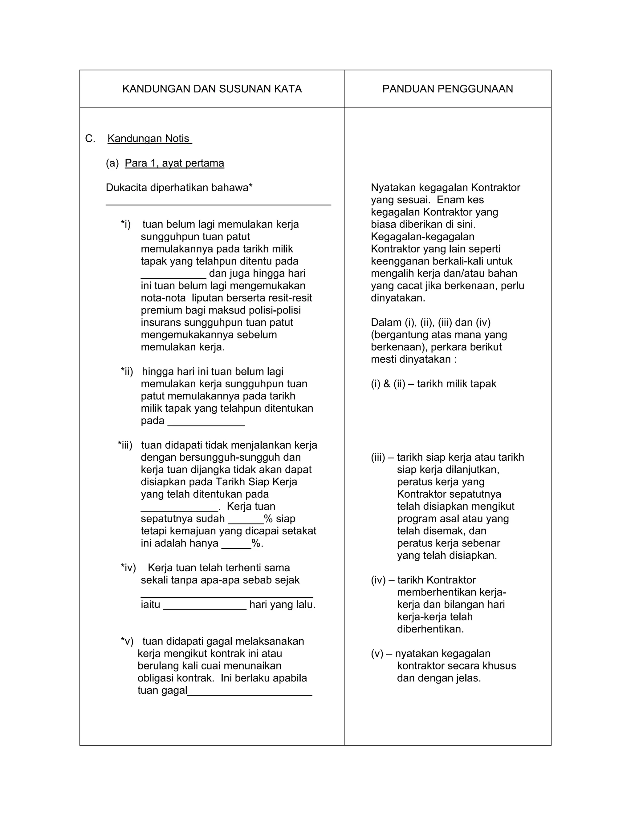 Garis panduan tamat kontrak 290906 | PDF