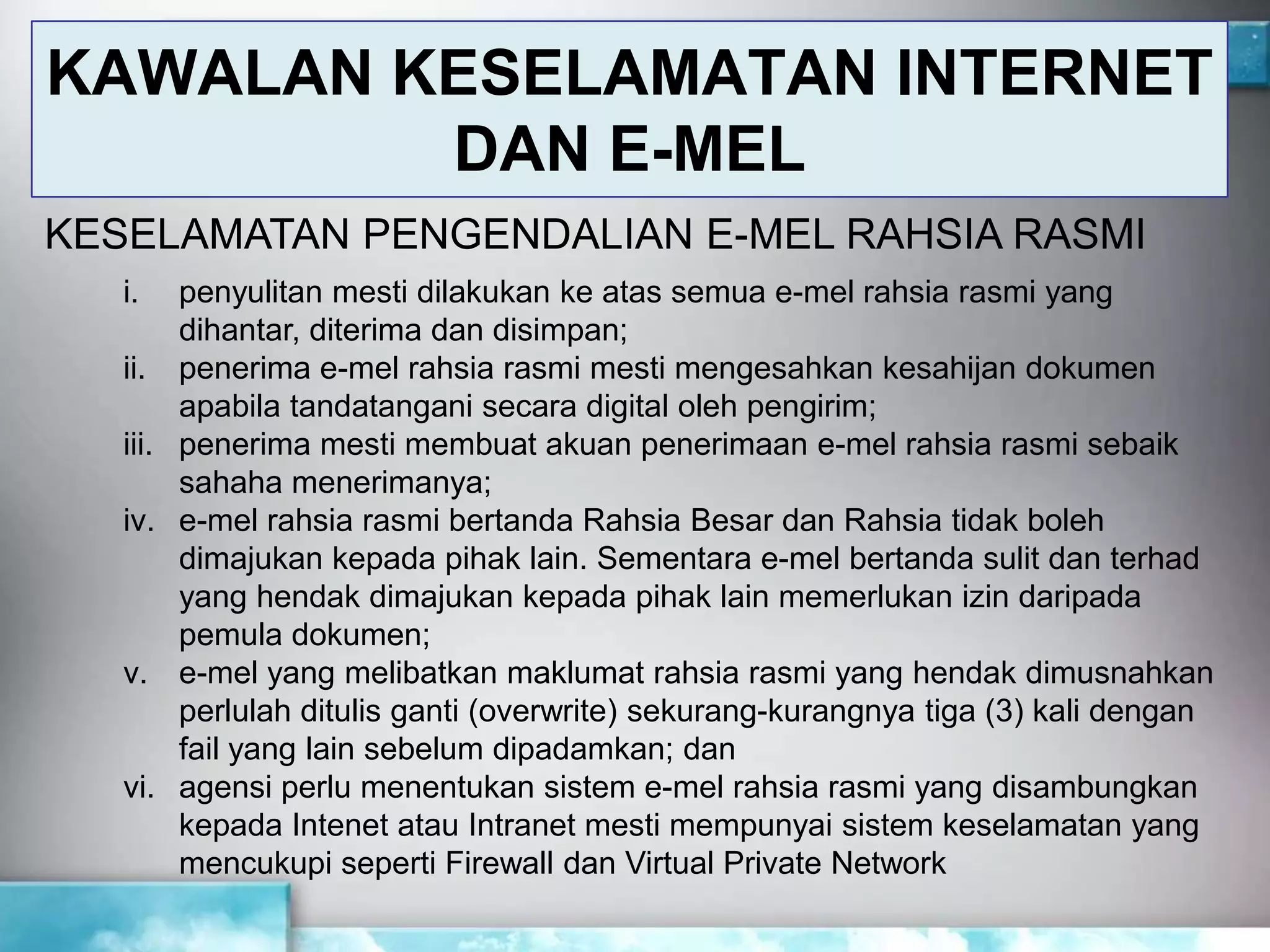 Garis panduan tatacara menggunakan internet | PPTX