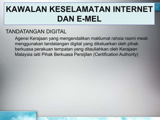 Garis panduan tatacara menggunakan internet | PPTX