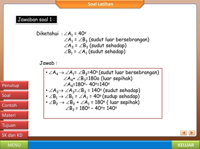 Garis dan Sudut | PPTX