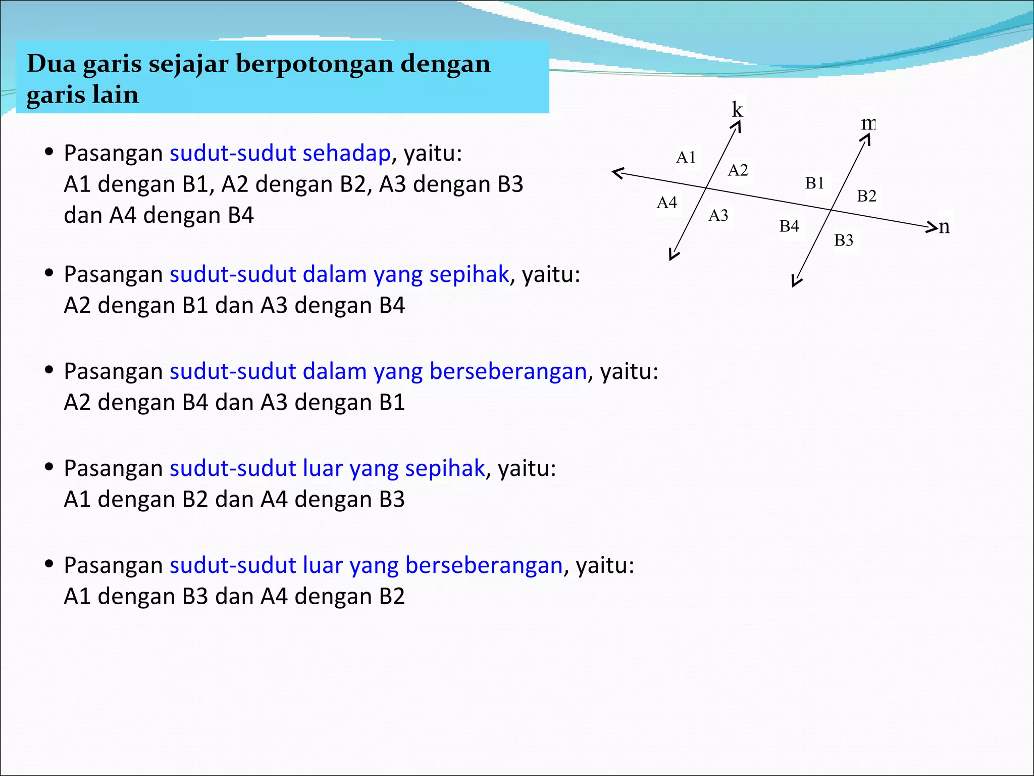 Garis sudut 1 | PPS