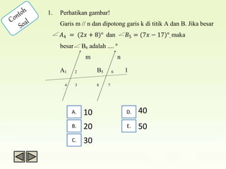 Garis dan Sudut | PPT
