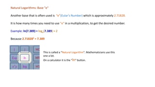Logarithm | PPTX