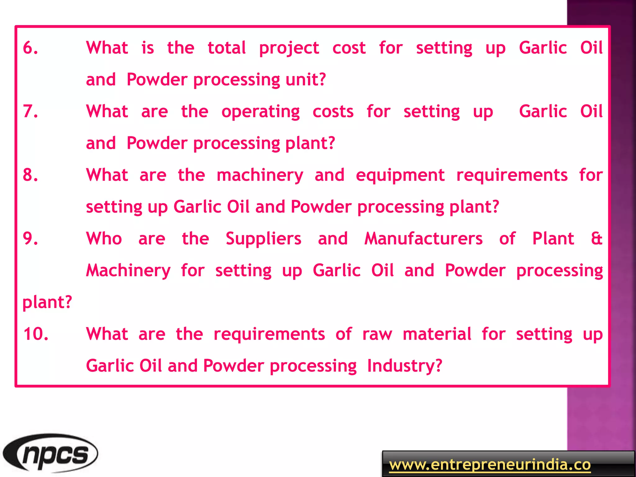 Garlic Oil and Powder, Allium Sativum Oil, dehydrated garlic, Spices ...