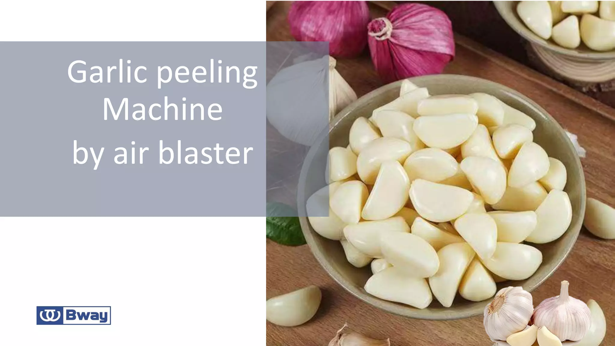 garlic peeling processing line by bway.pdf