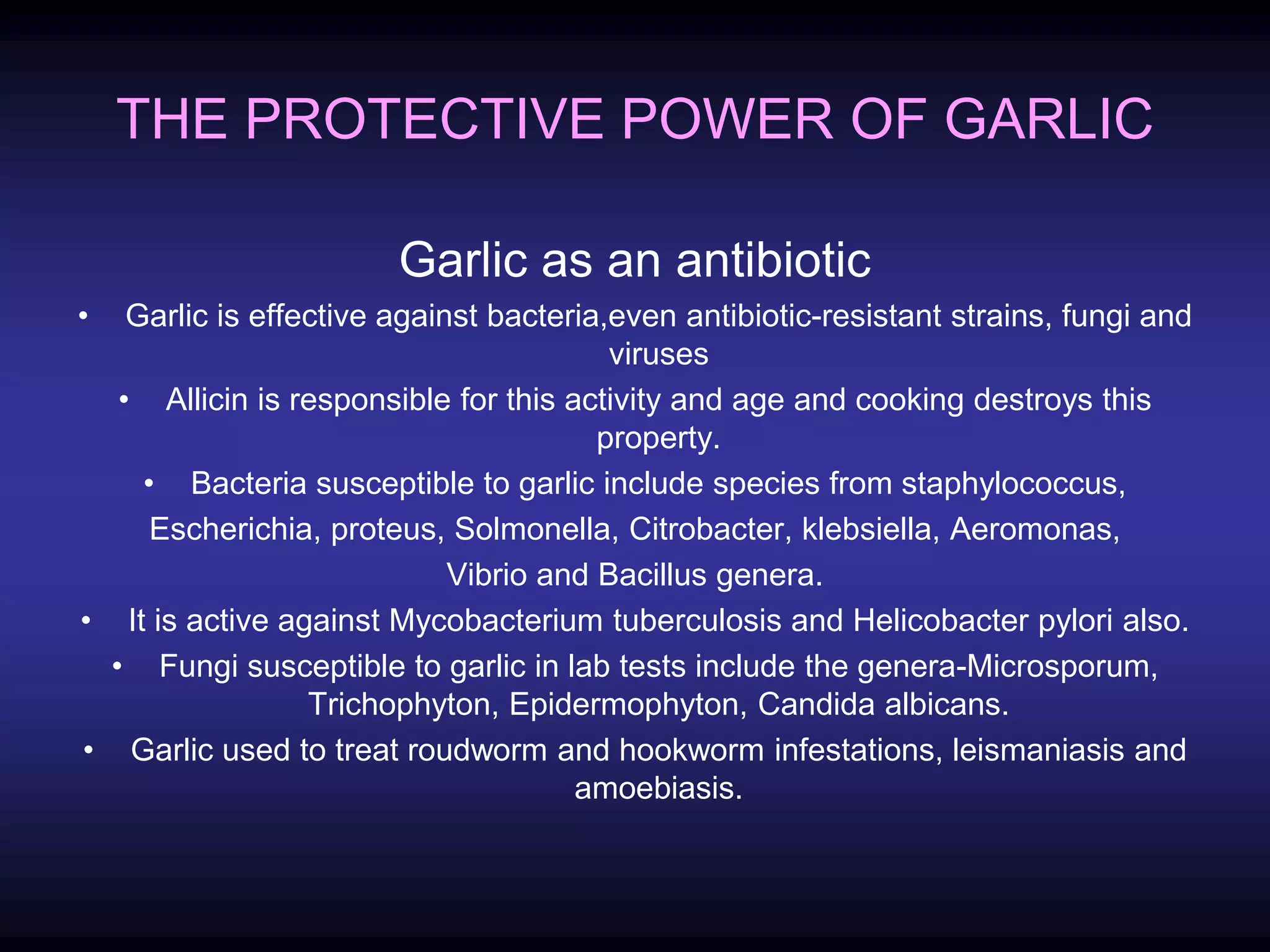 Garlic ppt | PPTX
