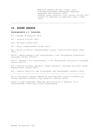 Garlon 4 e_msds_hu | PDF