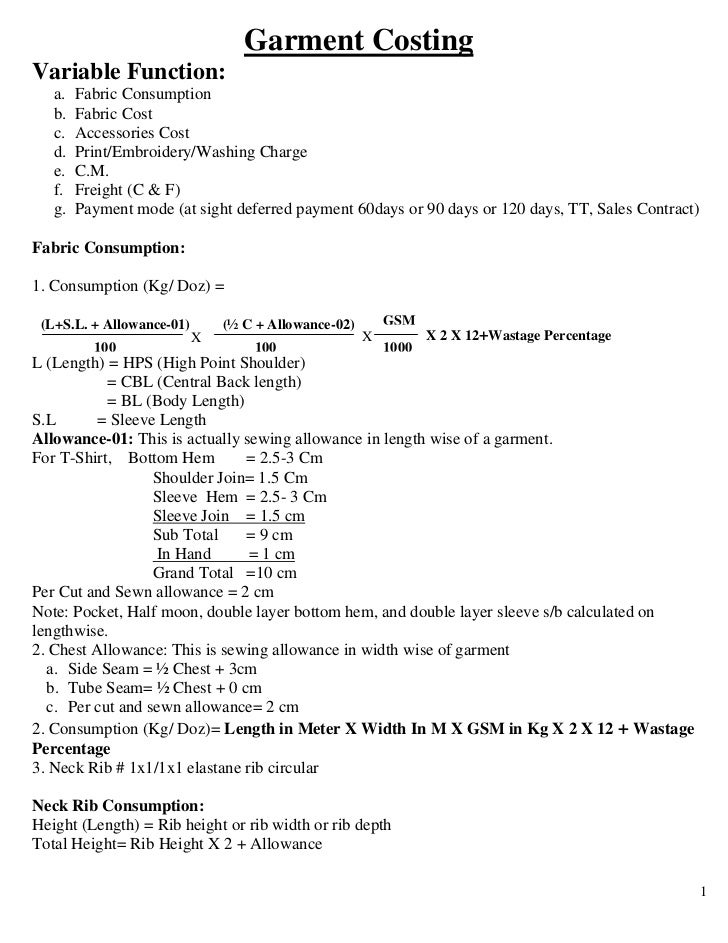 Garment Costing garment-costing