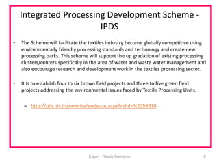 Garment industry | PPTX