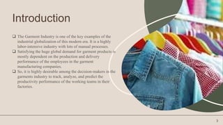 Prediction of Garment based on previous usage | PPTX