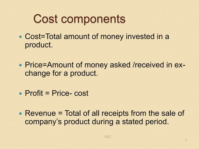 Garment costing ppt | PPTX