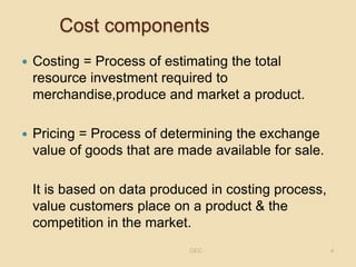 Garment costing ppt | PPTX
