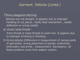Garment defects | PPT