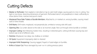 Garment Defects | PPTX