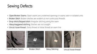 Garment Defects | PPTX